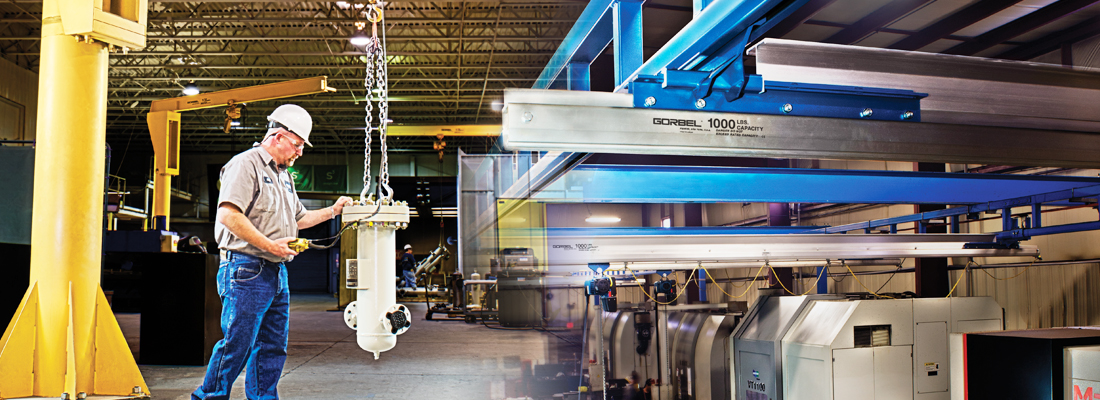 Cranes, Ergonomic Lifting, Fall Protection- Gorbel | Cleveland Tram